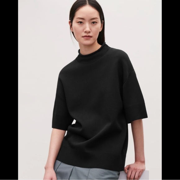 COS | Sweaters | Nwt Cos Merino Top With Raised Neck | Poshmark